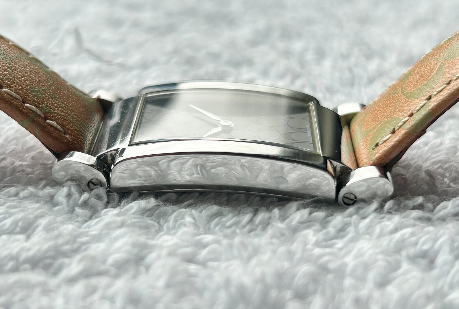 Coach Tank Stainless Steel Quartz Swiss Made Watch W/ Box and Manual - Etsy