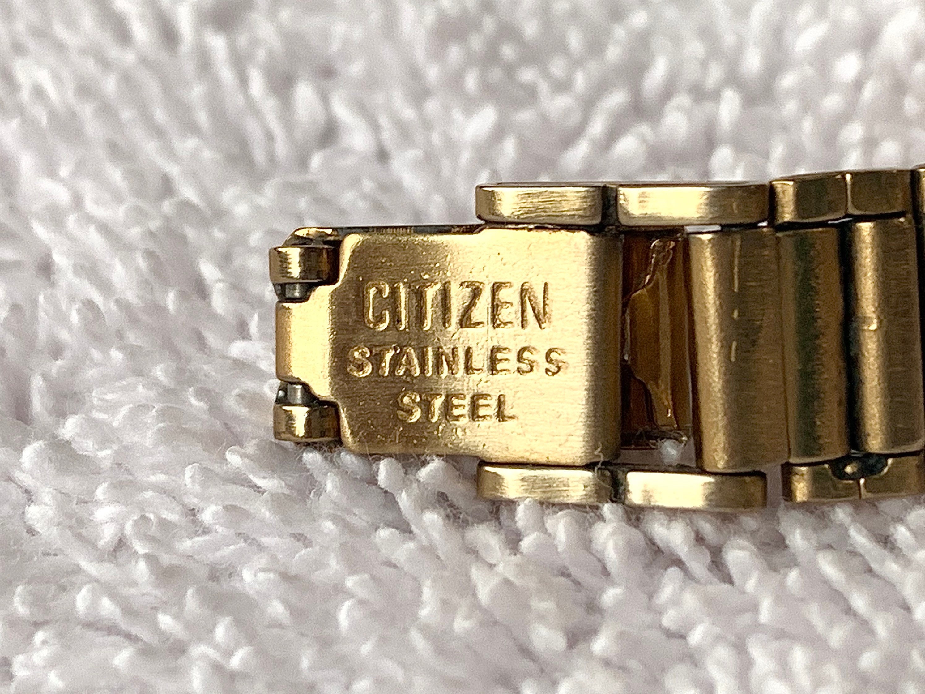 Vintage Citizen Gold Plated Stainless Steel Quartz Ladies - Etsy