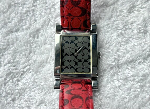 Coach Tank Stainless Steel Quartz Swiss Made Watch w/… - Gem