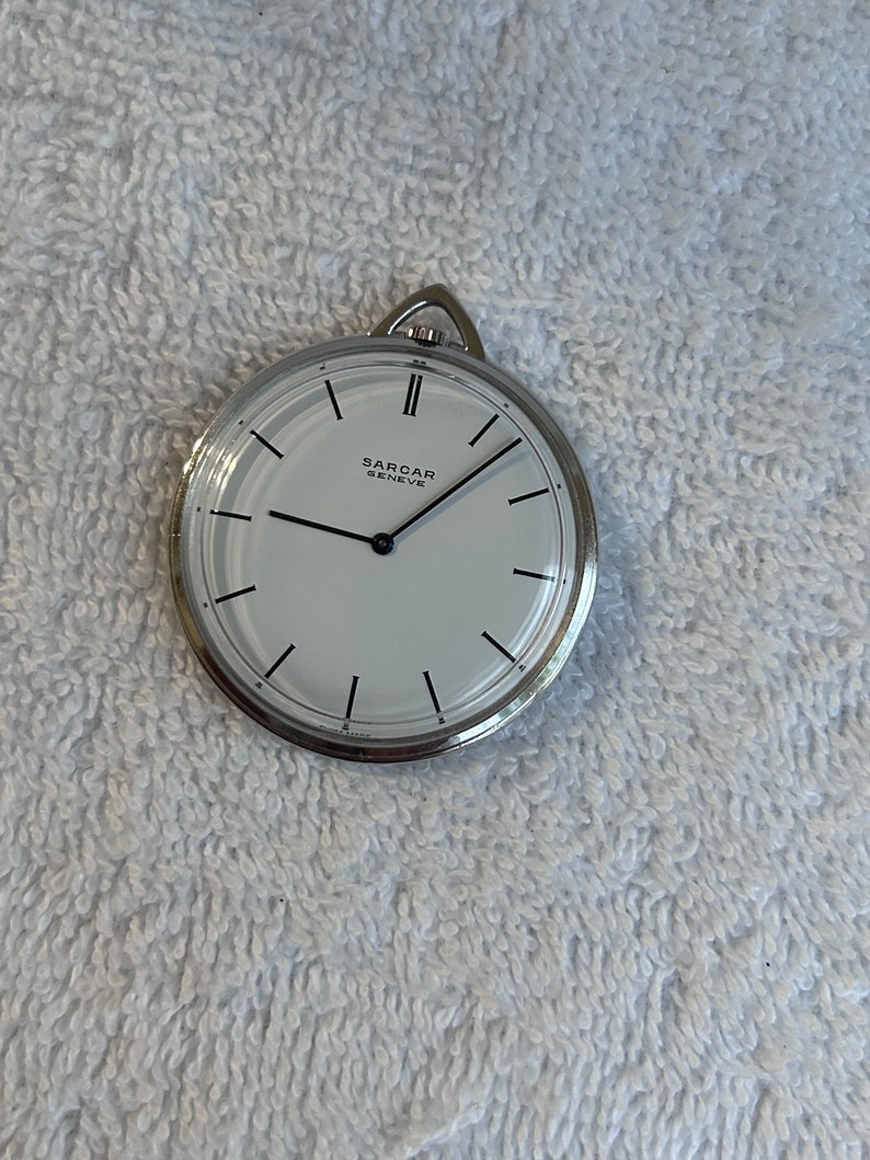 Rare 44mm Sarcar Geneve 17 Jewels Wind-up Pocket Watch Swiss - Etsy