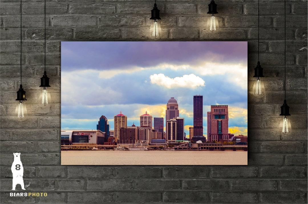 Louisville Kentucky Skyline Print: Urban Cityscape Photography - Etsy