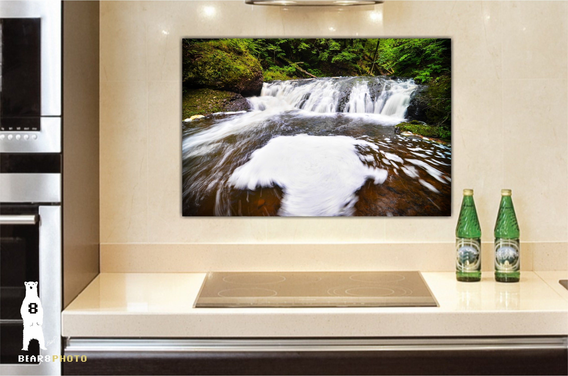 Greenstone Falls Print: Porcupine Mountains, Michigan Waterfall ...