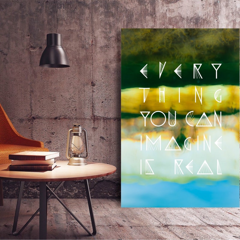 Imagine is Real - Etsy