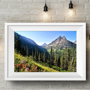 Mt Oberlin, Glacier National Park, Montana Landscape Photography ...
