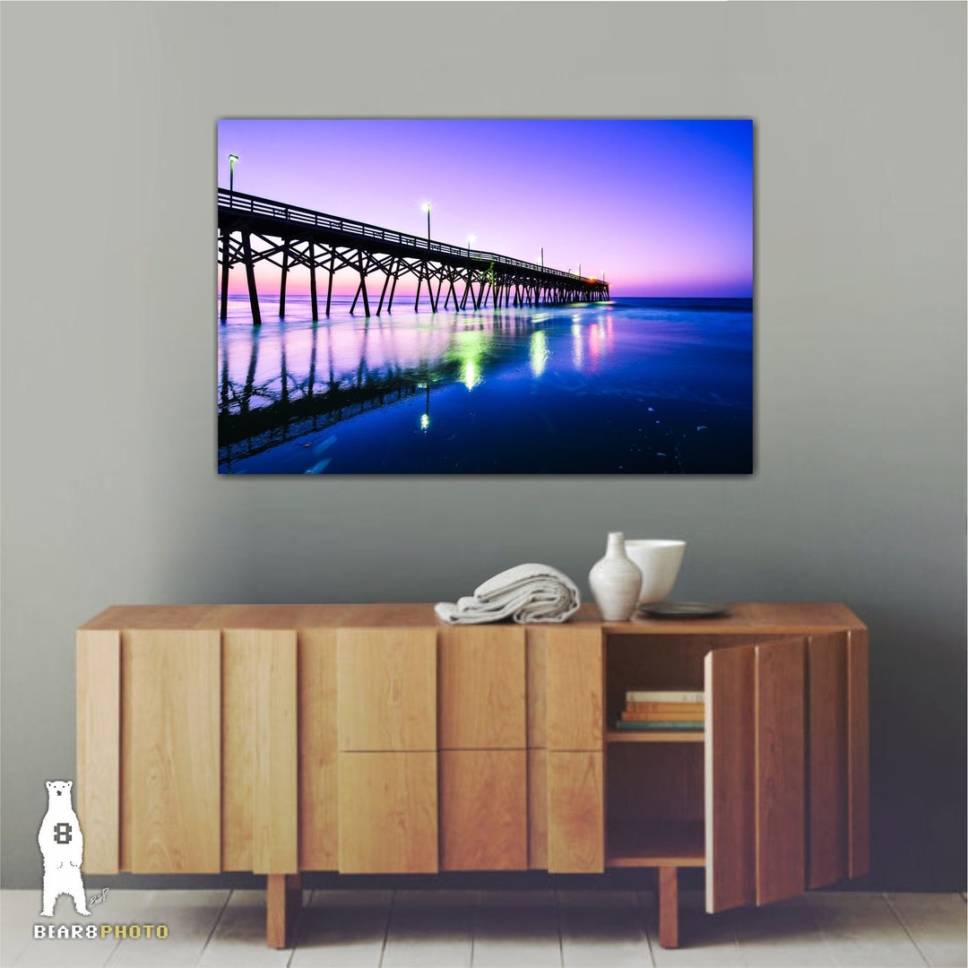 Surfside Beach Pier Sunrise Print: South Carolina Coastal Photography ...