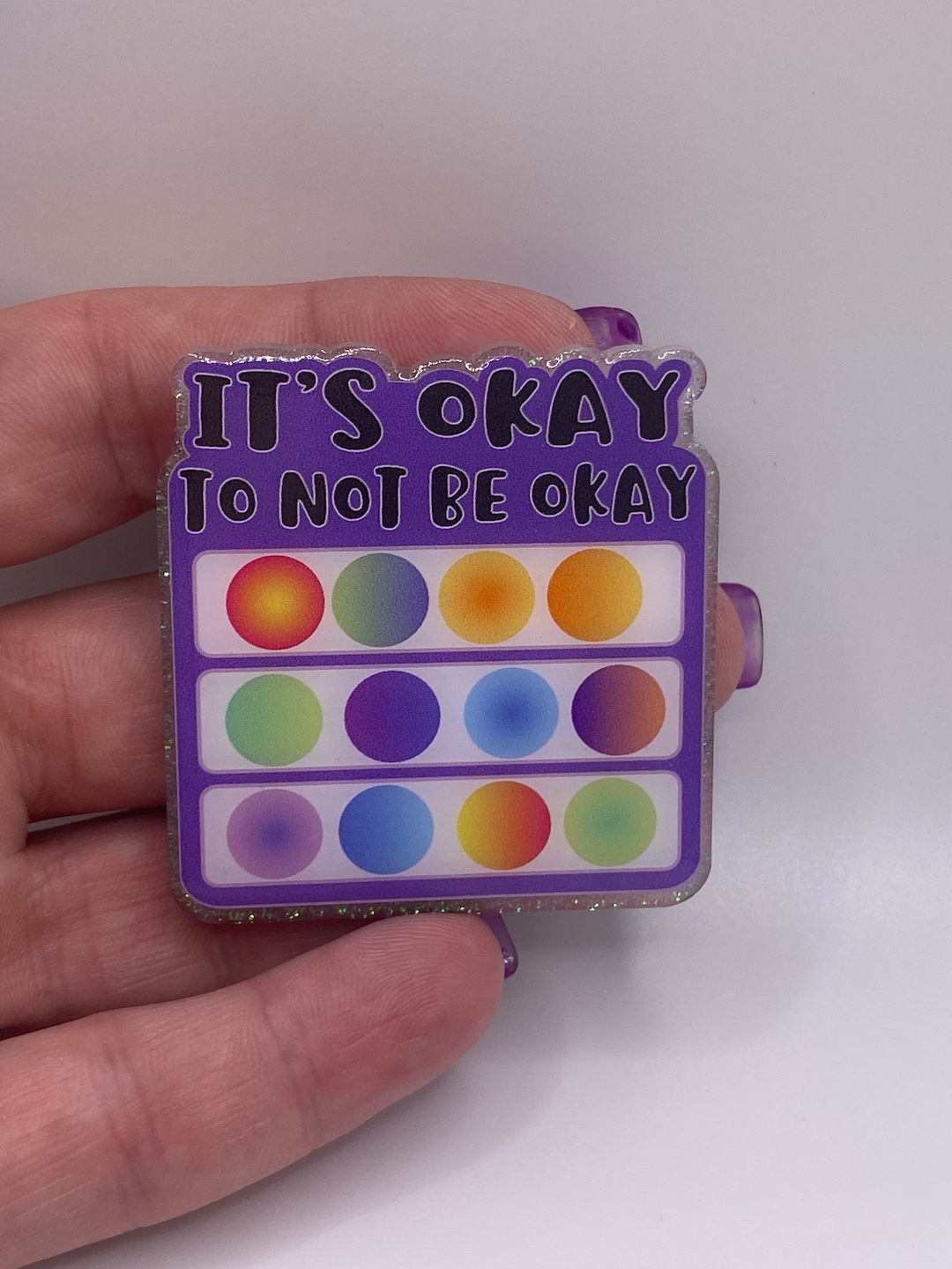 It's Okay to Not Be Okay Badge Reel/ Funny Badge/cute Badge - Etsy