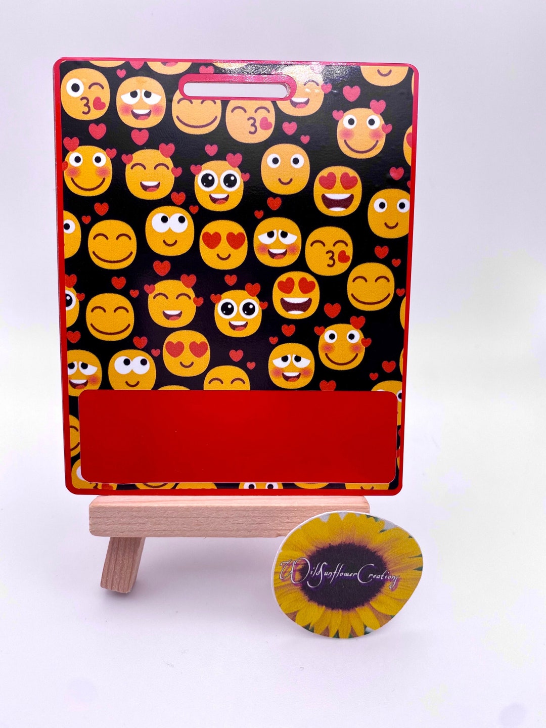 Smiley Faces Badge Buddy ID Holder ID Badges Nursing - Etsy