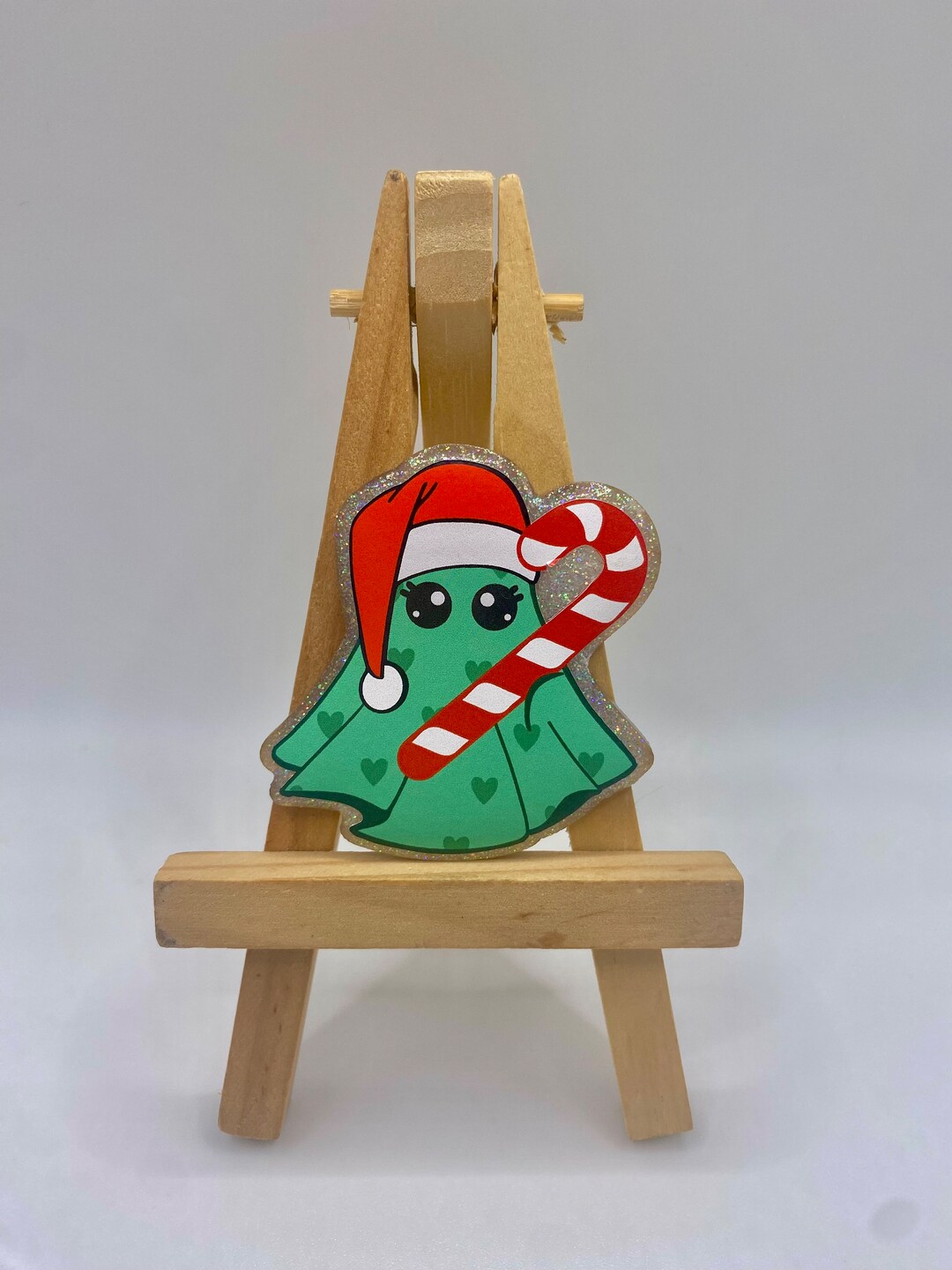 Santa Candy Cane Badge/christmas/gifts/nursing Gifts/christmas Gifts ...