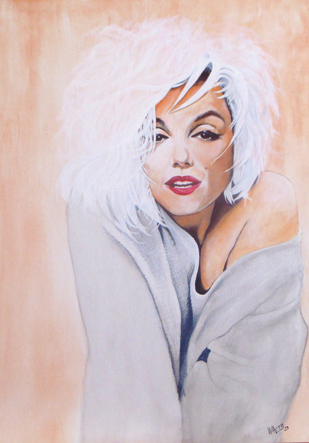 Marilyn Monroe Wall Art, Marilyn Monroe Gifts, Monroe Portrait ...