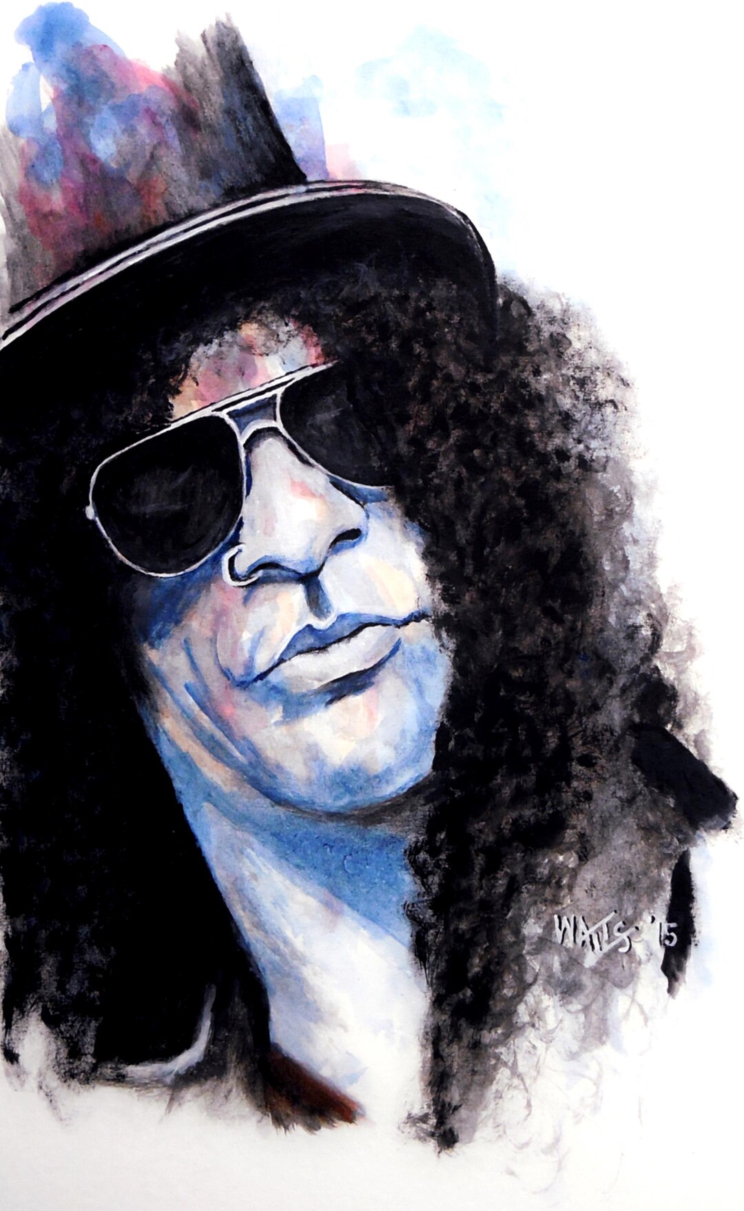 Slash Art Prints - Guns and Roses Wall Art, Framed or Foam Mounted ...