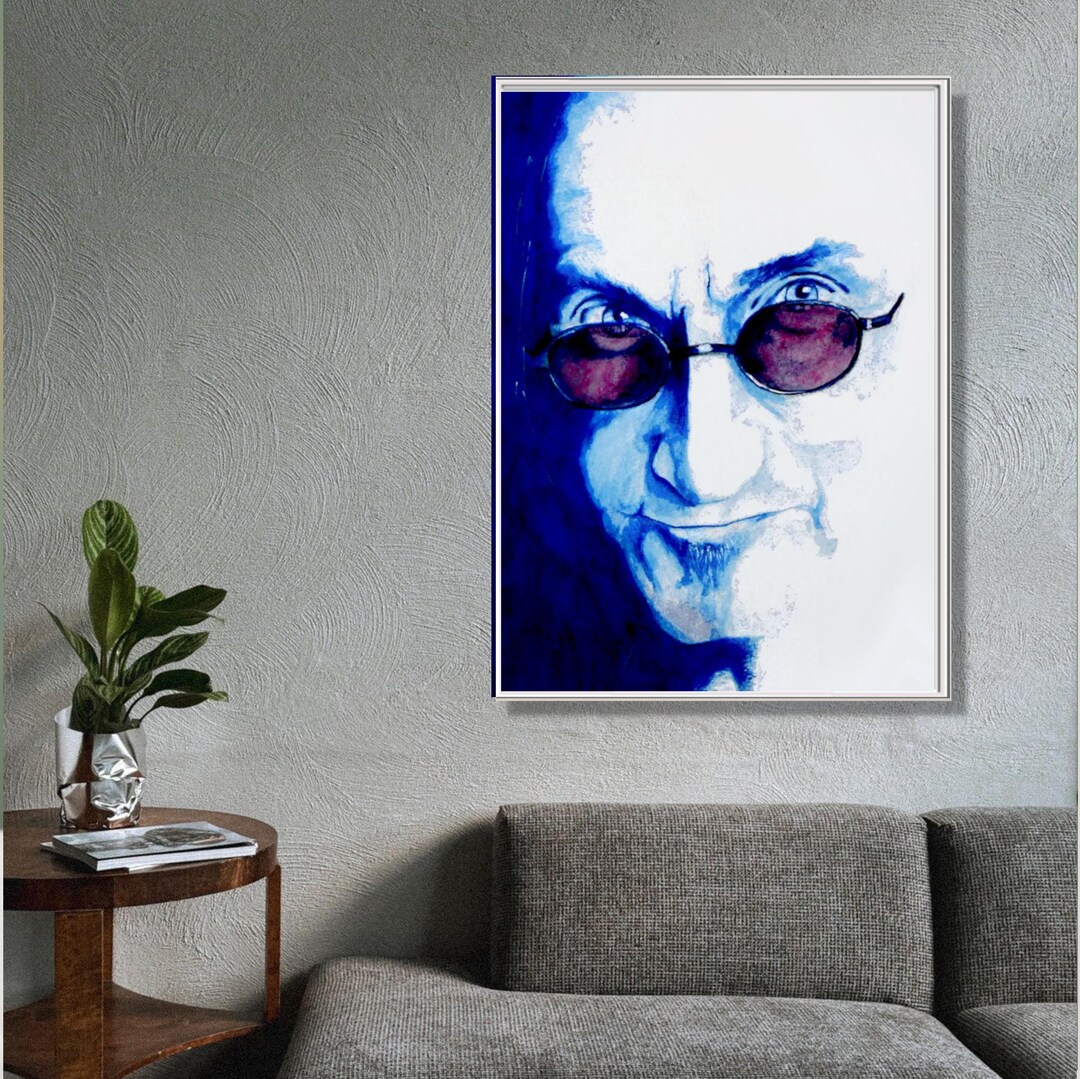 Geddy Lee Rush Portrait – Rock Music Art Print, Framed or Unframed - Etsy