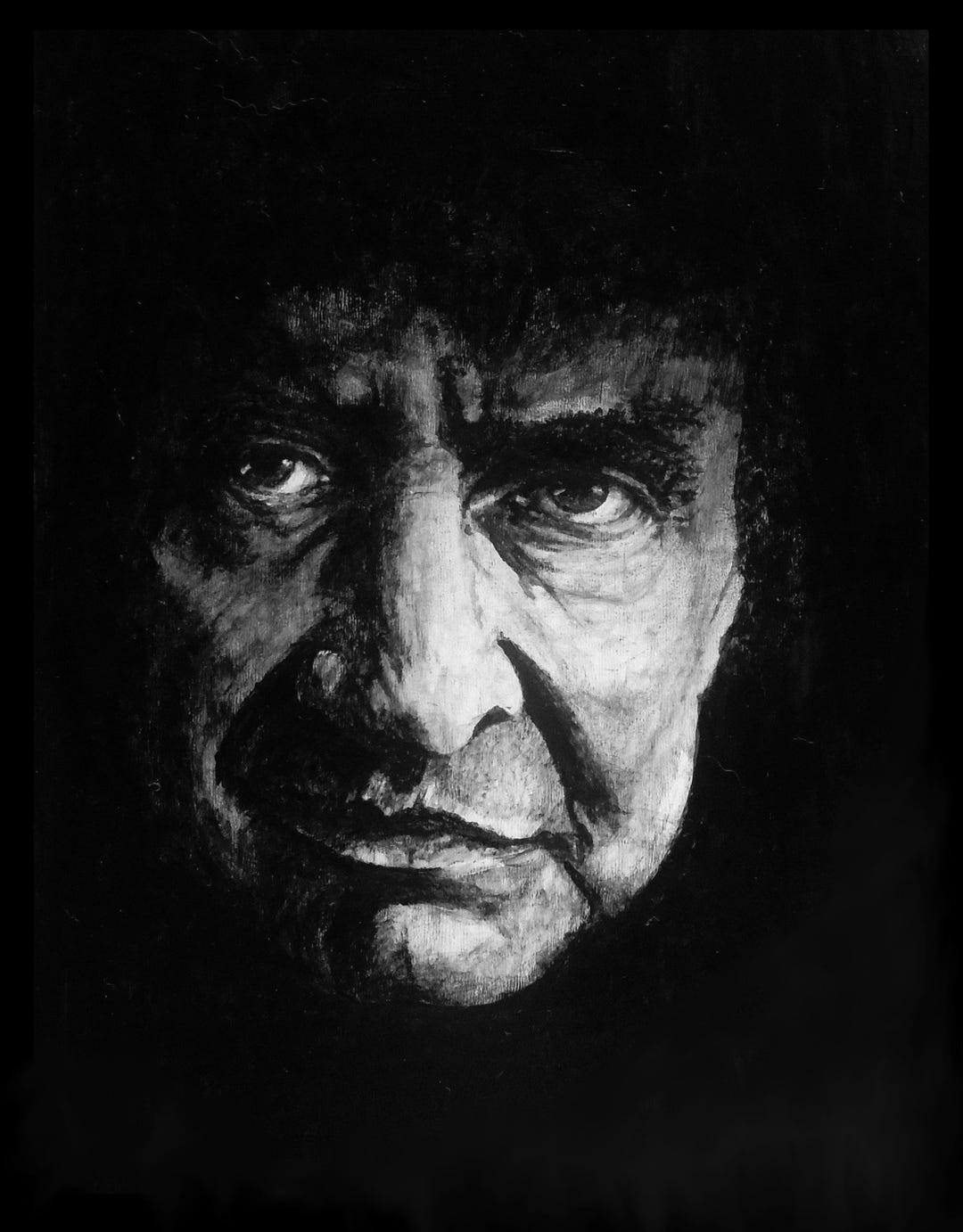 Johnny Cash Canvas Artwork, Musician Wall Art, Johnny Cash Wall Decor ...