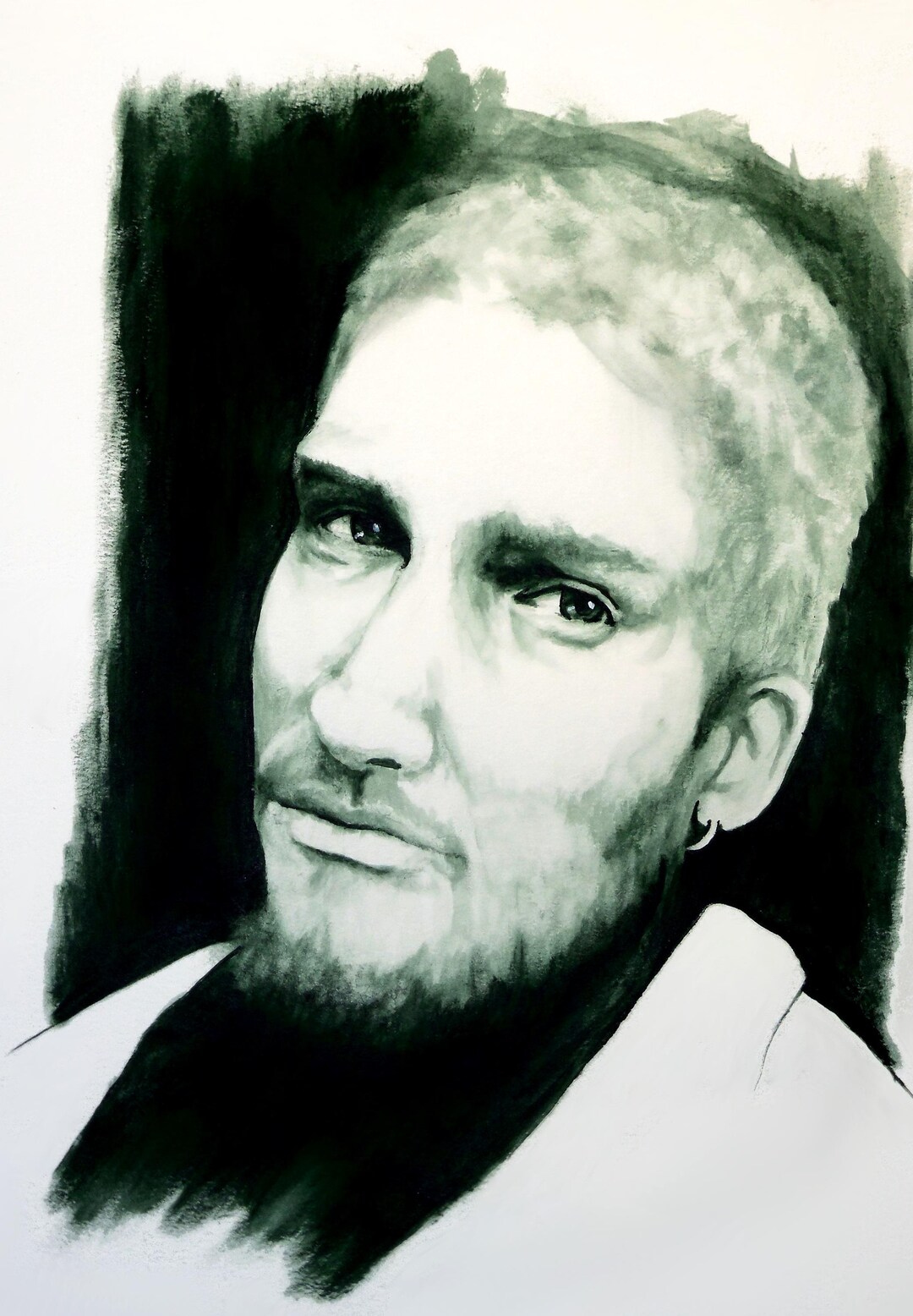 Layne Staley Portrait - Alice in Chains Art Print, Music Icon Wall ...