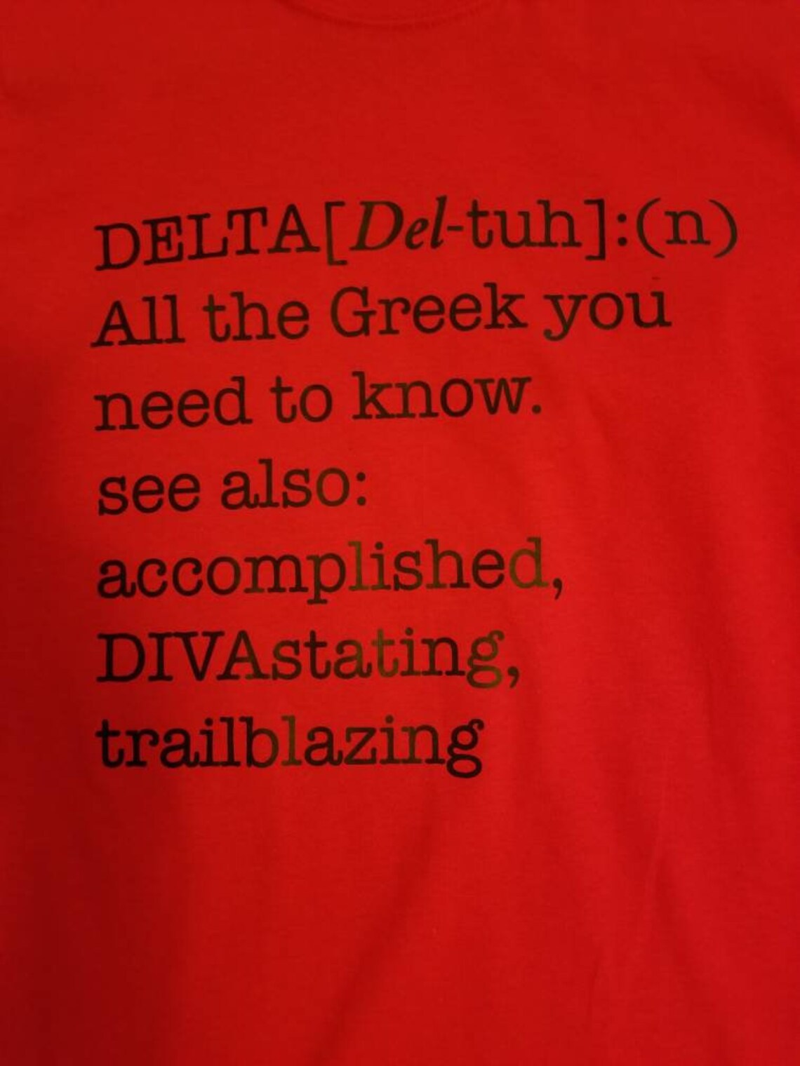 Delta Sigma Theta T-shirt Delta Definition 1913 - Etsy