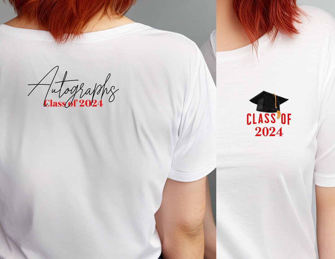 Class of 2024 Sign My Shirt, End of School Shirt, Graduation Autograph ...