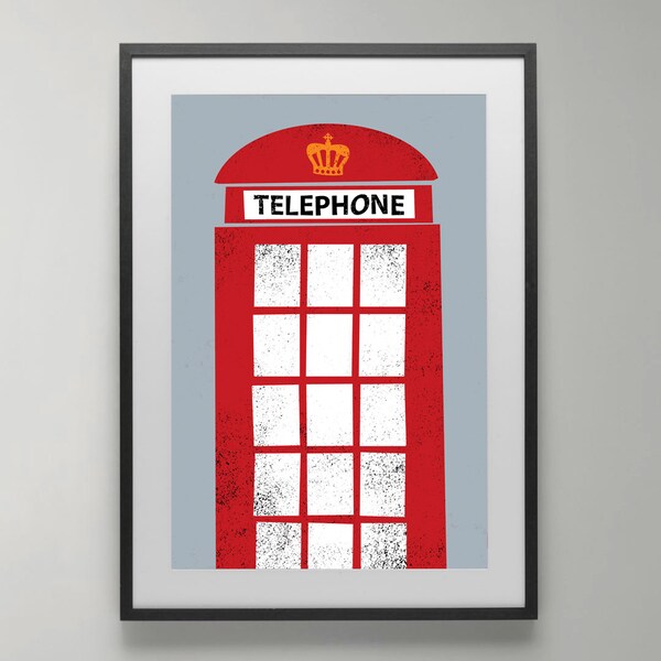 Red Telephone Box - Etsy