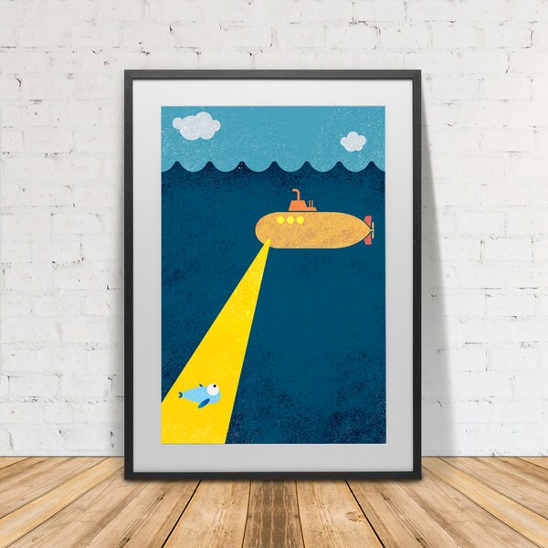 Submarine Art Print - Etsy