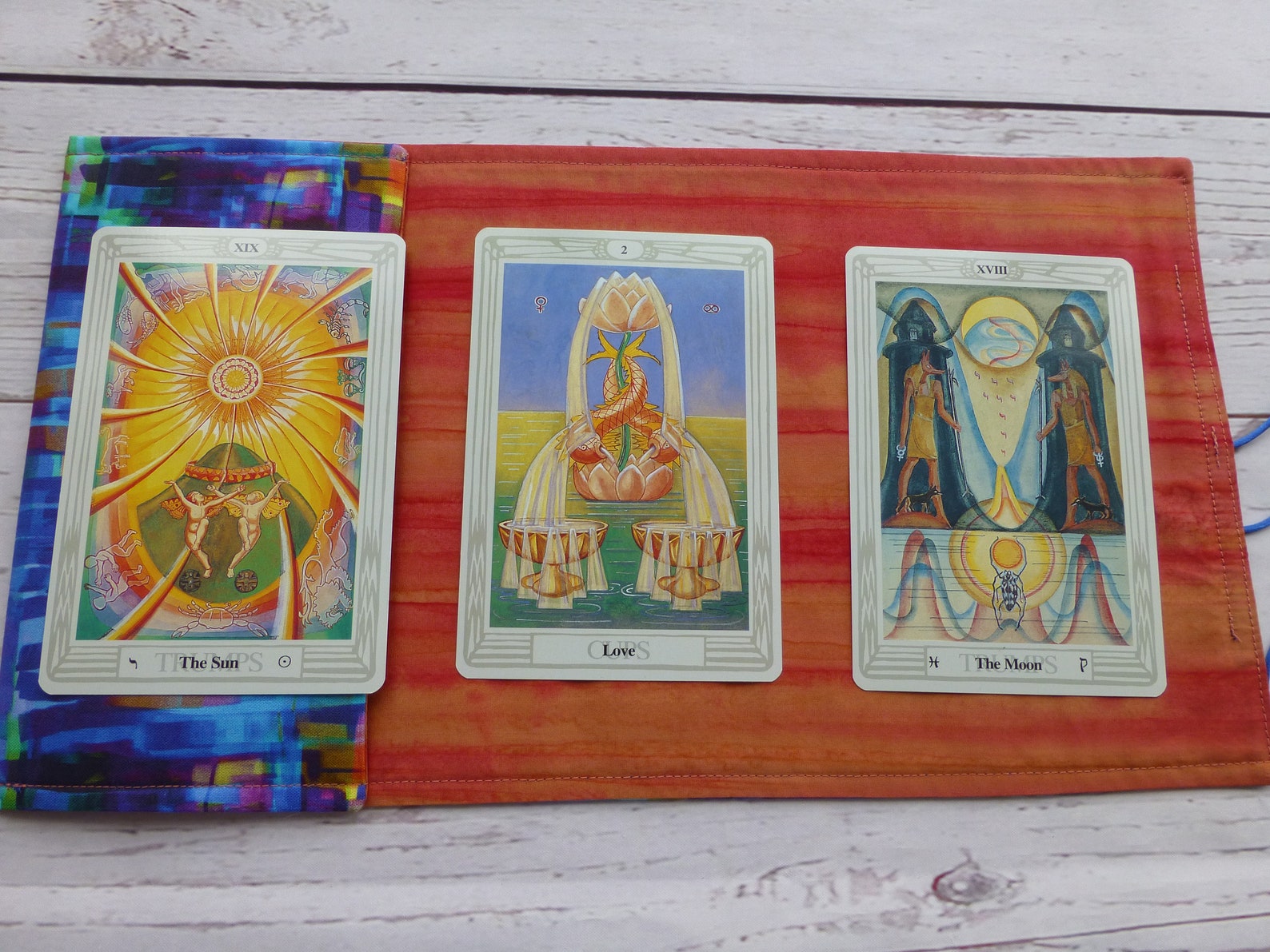 Abstract Rainbow Oracle & Tarot Card Wrap and Spread Cloth - Etsy