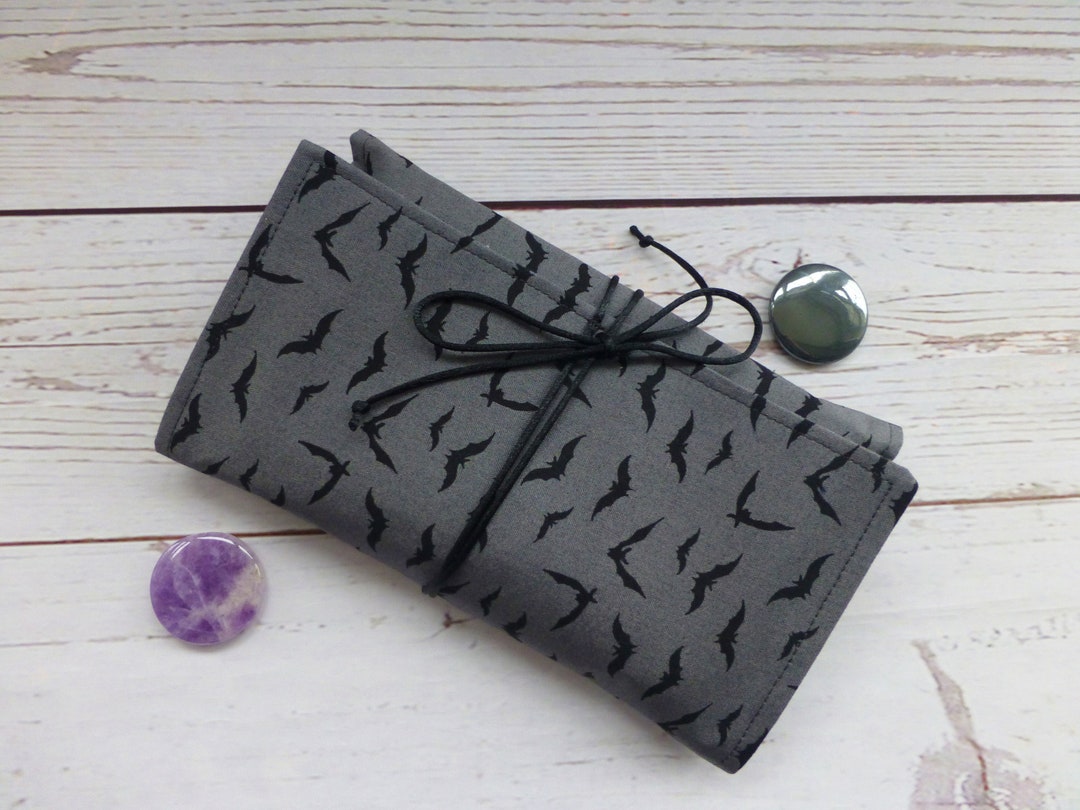 Bats Tarot Card Holder & Spread Mat: Cotton Tarot Deck Bag - Etsy