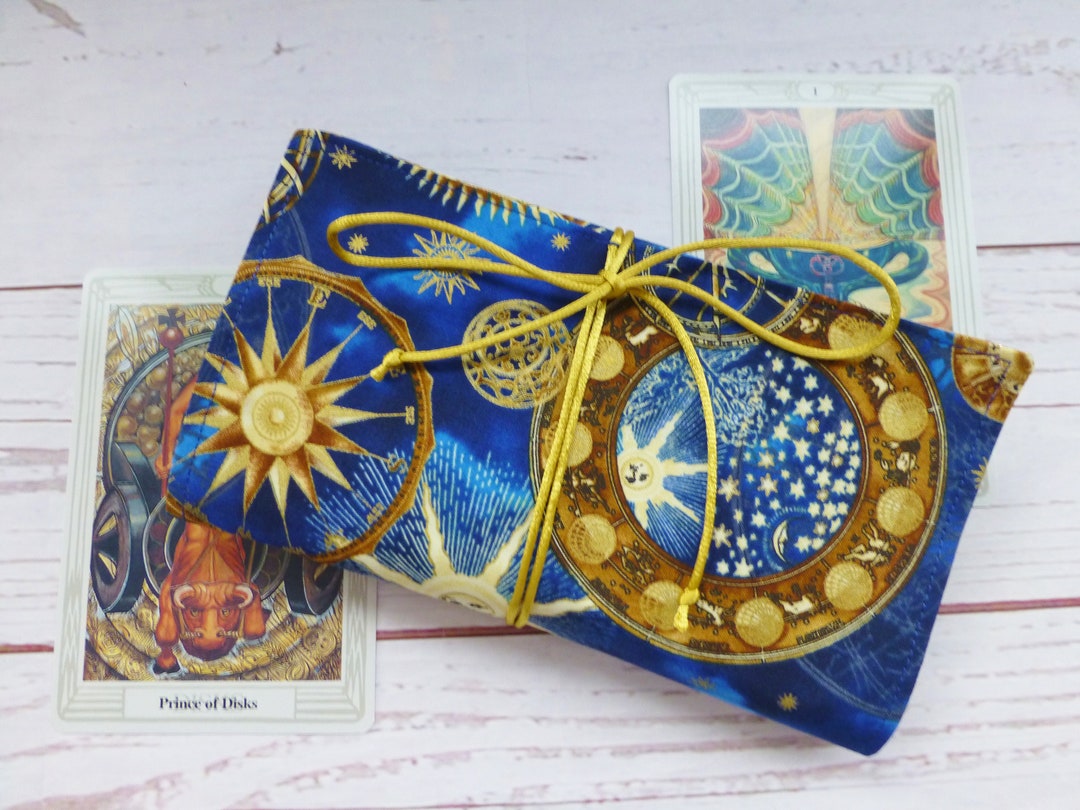 Celestial Sun Moon and Solar System Tarot Card Wrap and Spread Cloth ...