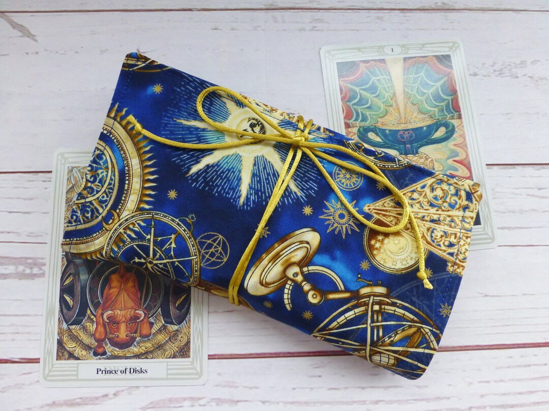 Celestial Sun Moon and Solar System Tarot Card Wrap and Spread Cloth ...