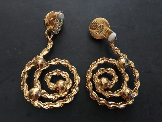 Avon "Bold Scroll" 1993 Faux Carnelian and Brushed Go… - Gem