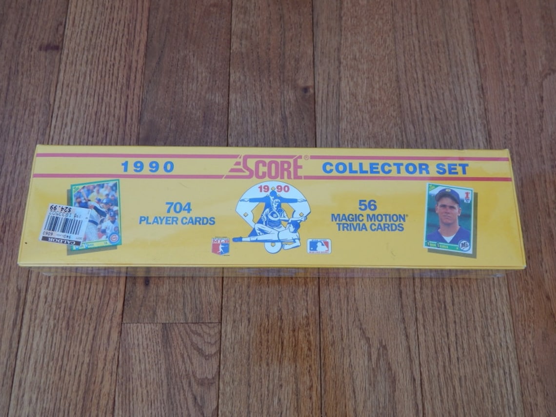 1990 Score Collector Baseball Trading Cards Set Of 704 Cards | Etsy