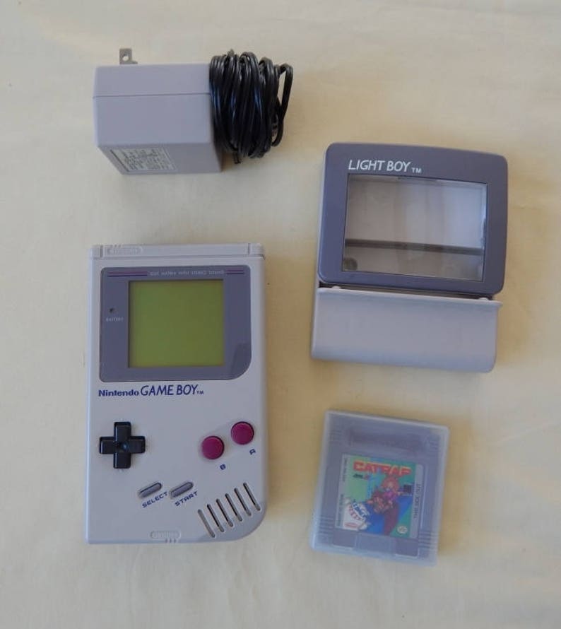 Vintage Original Nintendo Game Boy Console/Light Boy - Etsy.de