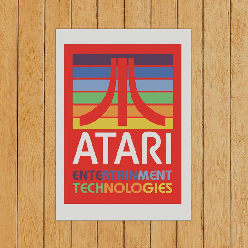 A4 A3 Atari 2600 Gamer Console Space Invaders Poster Art Print - Etsy