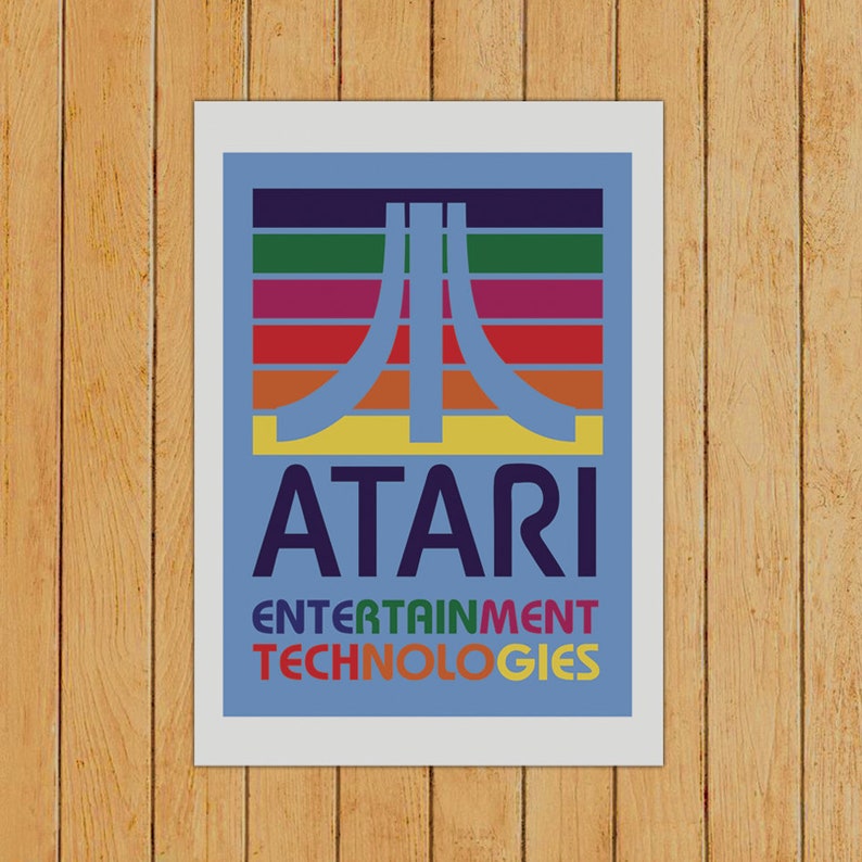 A4 A3 Atari 2600 Gamer Console Space Invaders Poster Art Print - Etsy