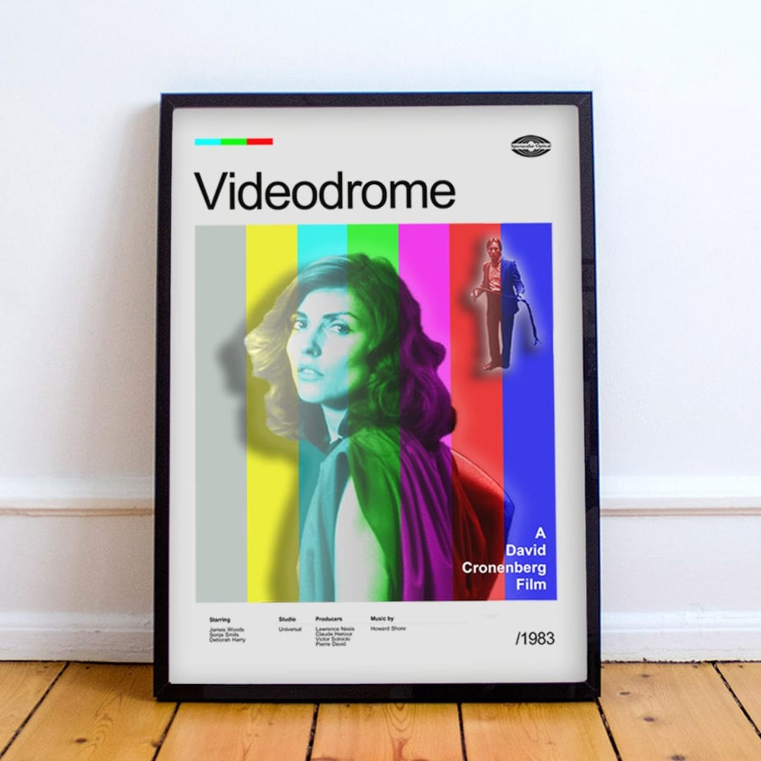 A4 A3 Videodrome 1983 Film Movie Poster Print 80s Sci Fi Body Horror ...