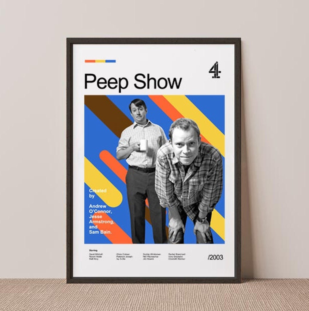 Peep Show 2003 Tv Series Show Art Print Poster Gifts Classic British ...