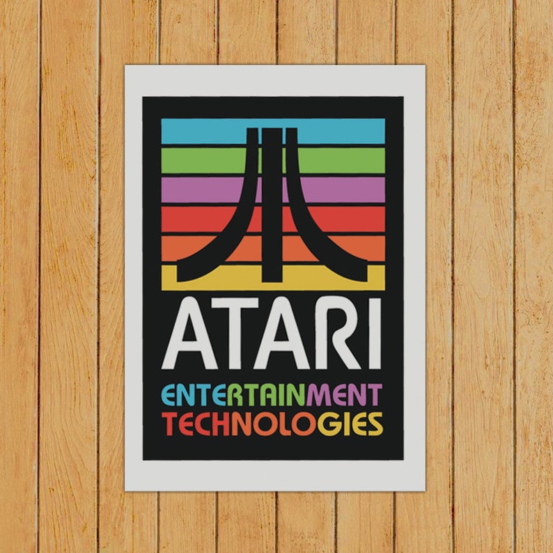 A4 A3 Atari 2600 Gamer Console Space Invaders Poster Art Print - Etsy