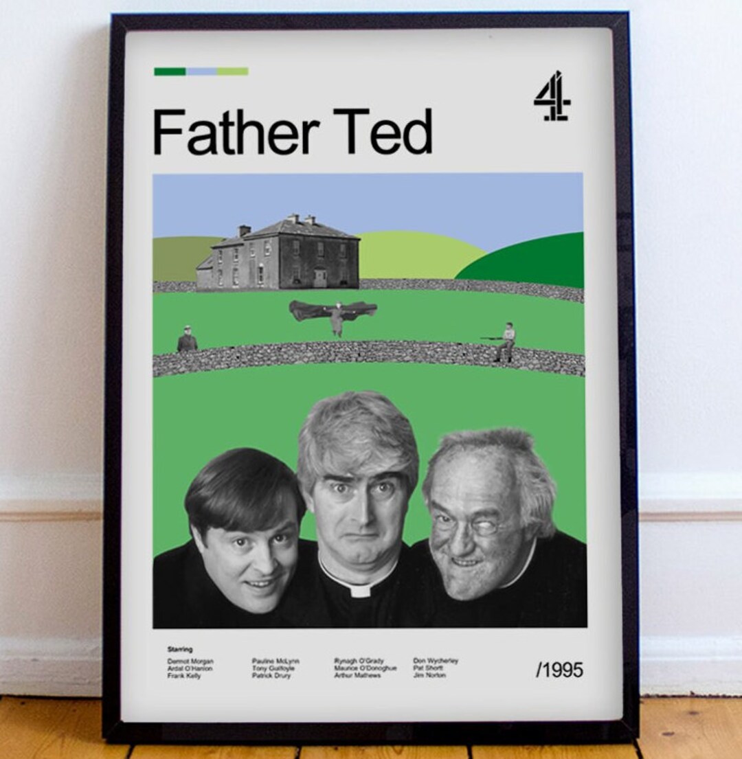 Father Ted Tv Series Poster Print Art Irish Comedy Humour Craic Dougal ...