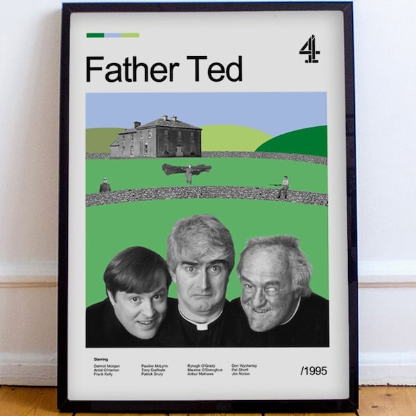 Father Ted Poster - Etsy