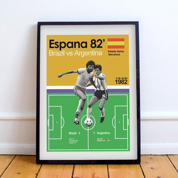 Vintage Soccer Poster