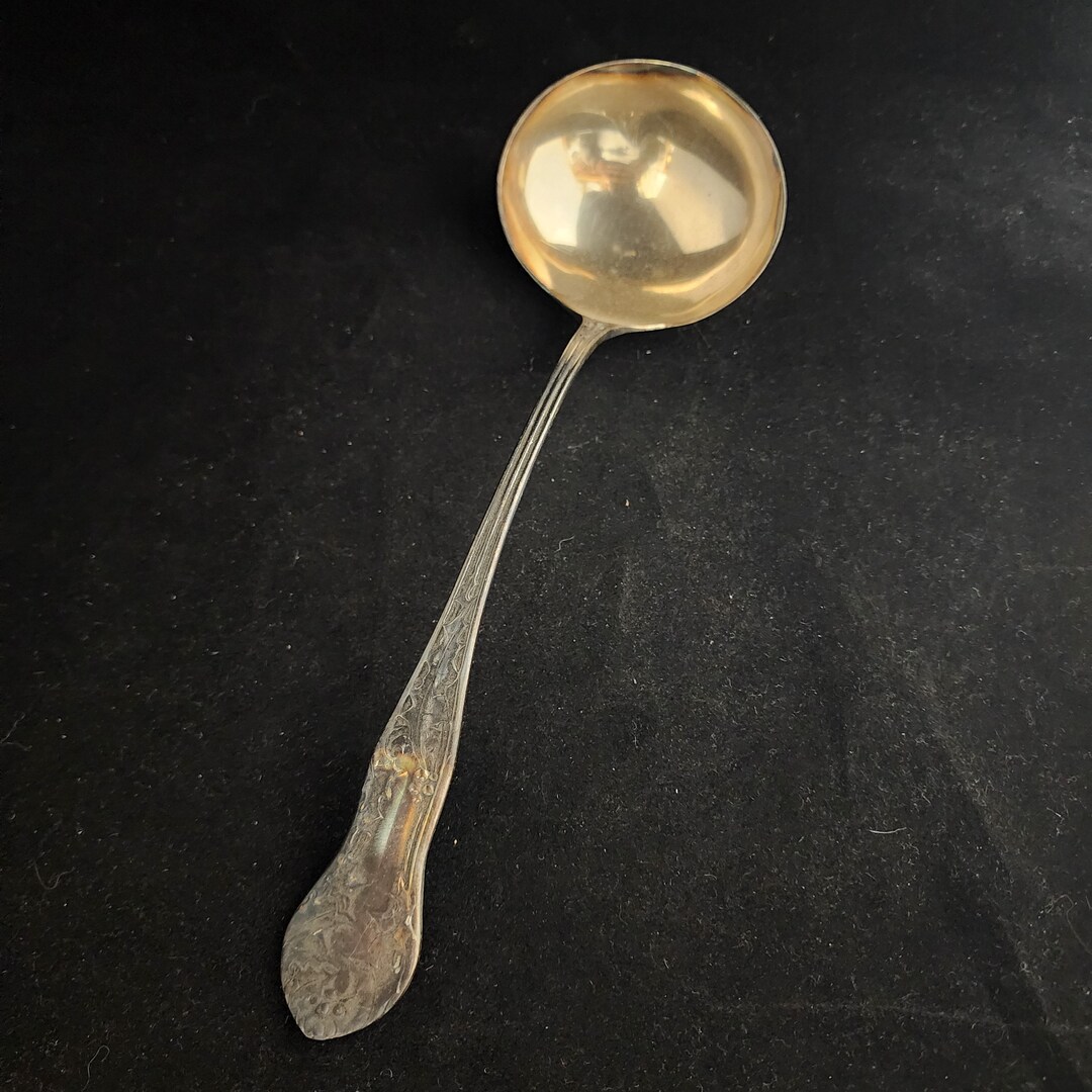 Vintage Alpaca Pesa Mexico Platea Co Holly Large Serving Spoon Ladle - Etsy