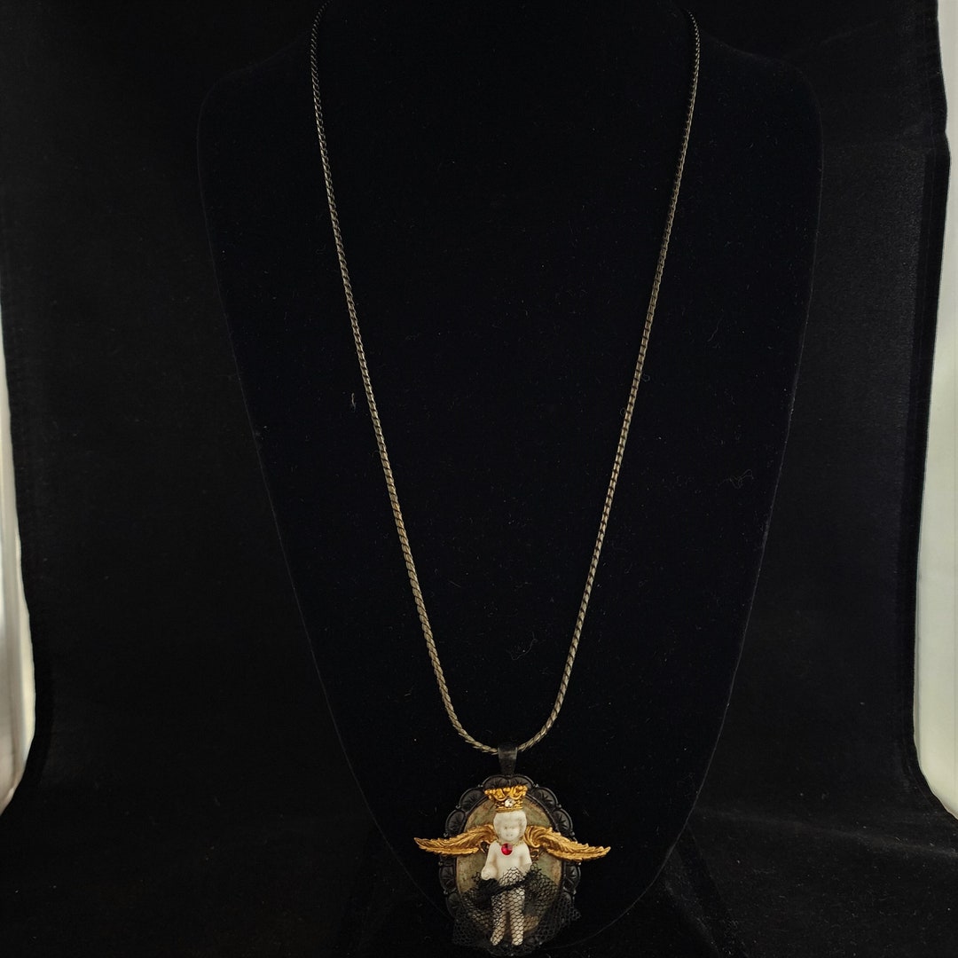 Dark Gothic Witchy Moody Vintage Frozen Charlotte With Wings - Etsy