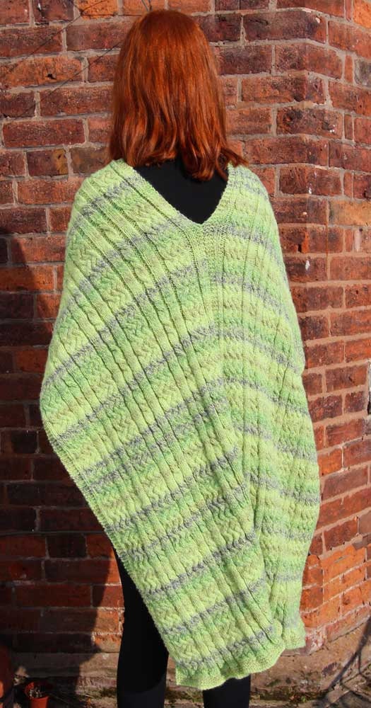 Springtime Poncho Hand Knitting Pattern - Etsy