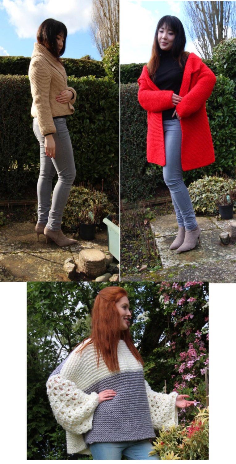 Hand Knitting Patterns: Designer Knitwear Autumn Collection 2 - Etsy