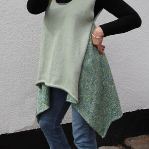 Cool Mint Smock Top Machine Knitting Pattern - Etsy