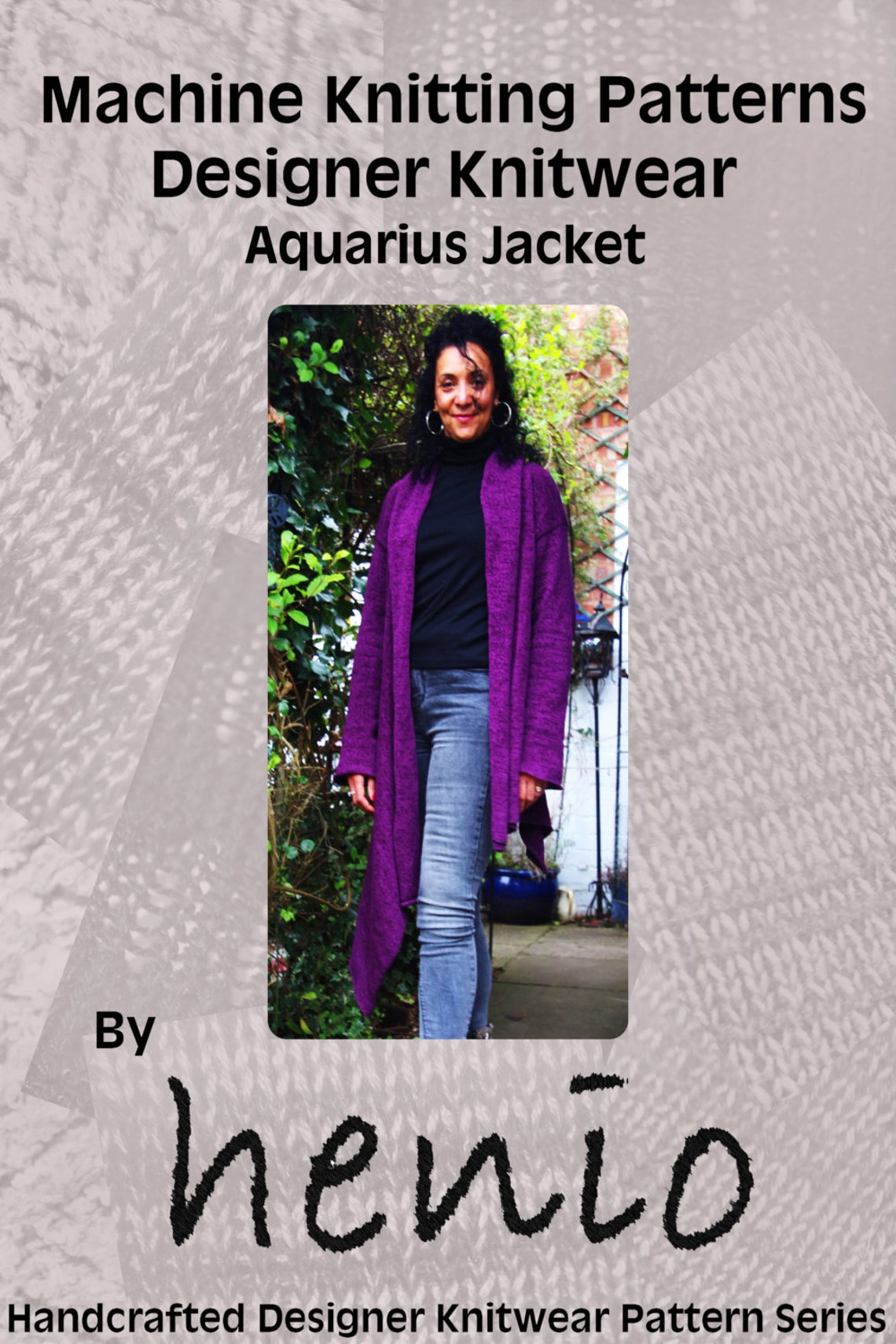 Aquarius Jacket Machine Knitting Pattern - Etsy