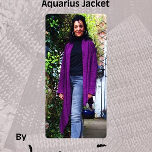 Aquarius Jacket Machine Knitting Pattern - Etsy