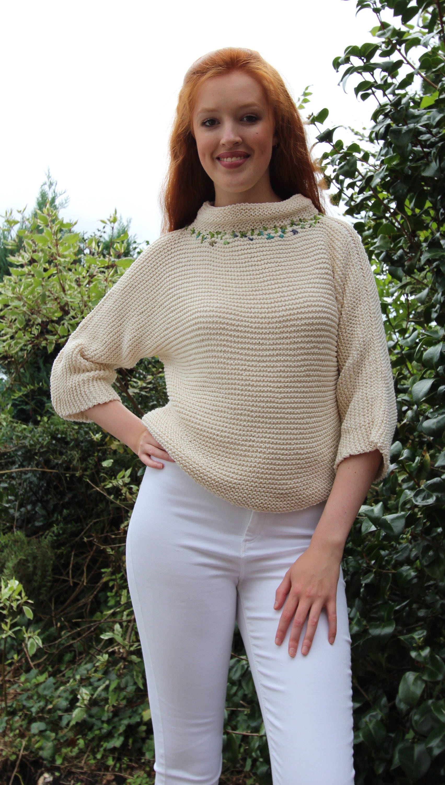 Lily Sweater Hand Knitting Pattern - Etsy