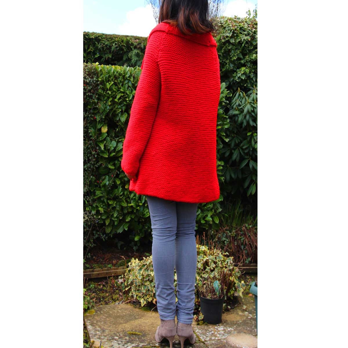 Vintage Red Jacket Hand Knitting Pattern - Etsy