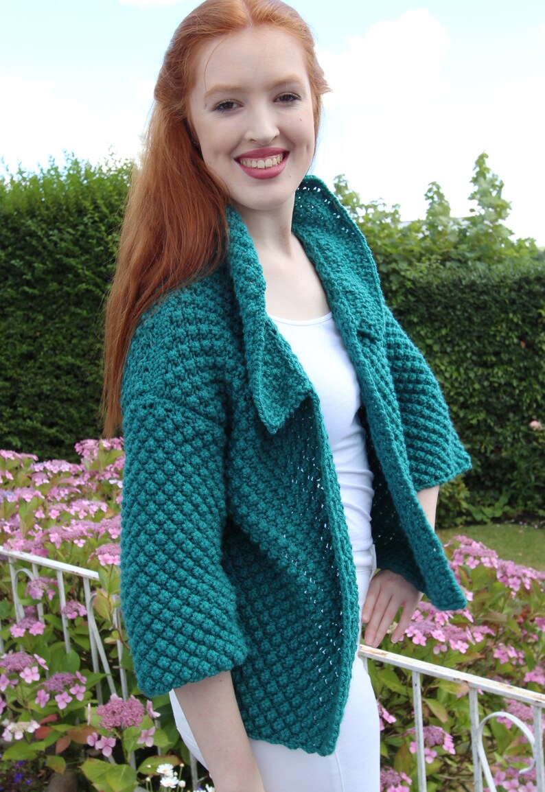 Trinity Jacket Hand Knitting Pattern - Etsy