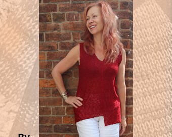 Libra Top Machine Knitting Pattern | Etsy