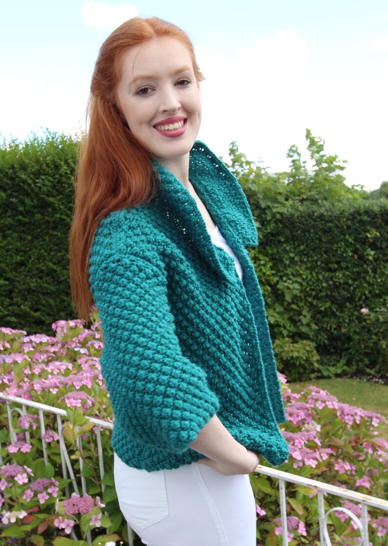 Trinity Jacket Hand Knitting Pattern - Etsy