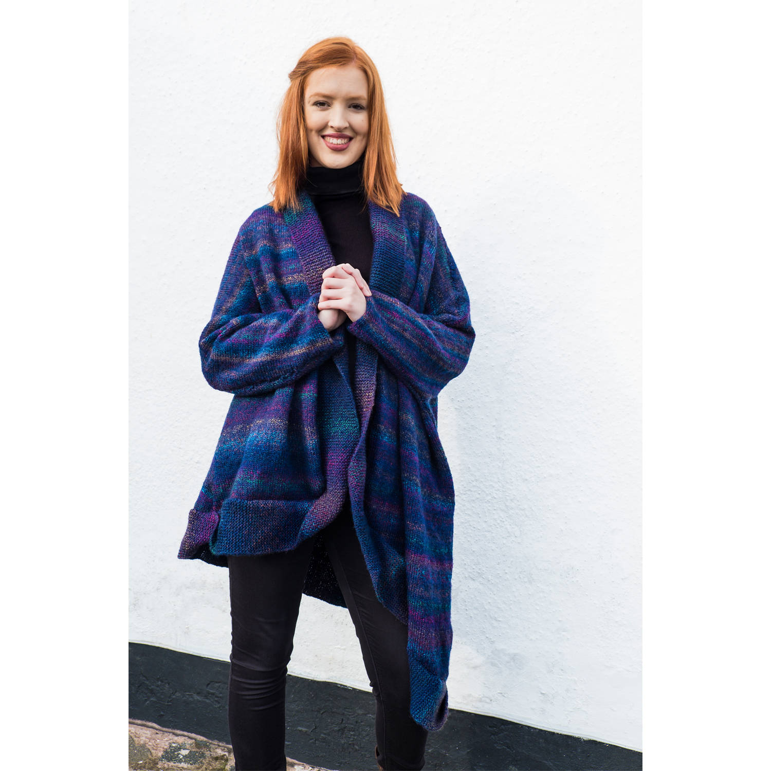 Indigo Coat Hand Knitting Pattern - Etsy