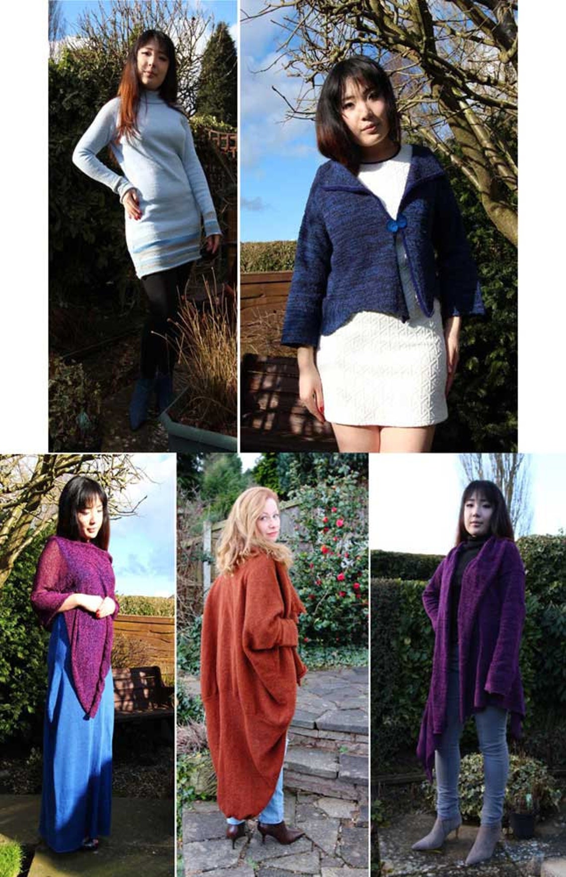 Machine Knitting Patterns: Designer Knitwear Winter - Etsy